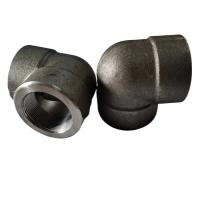China Asme B16.11 Astm A105 Forged Carbon Steel Elbow 3000lb Female Threaded for sale