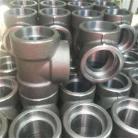 China Asme 16.11 3000lbs A105 Carbon Steel Forged Pipe Fittings Socket Weld Tees for sale
