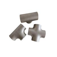 China ASME B16.9 WP321 / 347 Stainless Steel Tee steel pipe cross OEM service for sale