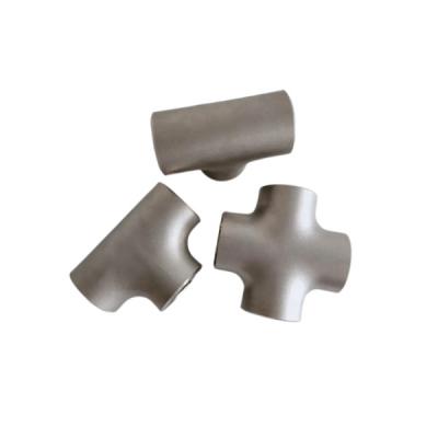 China ASME B16.9 WP321 / 347 Stainless Steel Tee steel pipe cross OEM service for sale