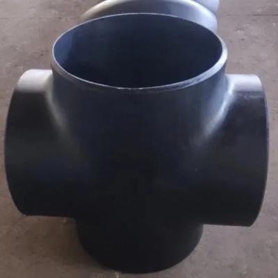 China ASME B16.9 Carbon Steel Pipe Fittings A234WPB Seamless Pipe Cross Fitting for sale