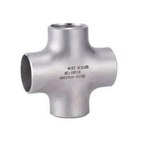 China SS316L Sanitary Pipe Fittings Stainless Steel Seamless Equal Cross Tee Food Grade for sale
