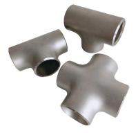 China SS316L Sanitary Pipe Fittings Stainless Steel Seamless Equal Cross Tee Food Grade for sale