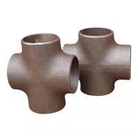 China ASME B16.9 Carbon Steel Pipe Fittings A234WPB Seamless Pipe Cross Fitting for sale
