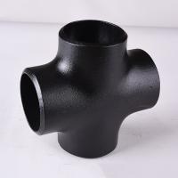 China ASME B16.9 Carbon Steel Pipe Fittings A234WPB Seamless Pipe Cross Fitting for sale