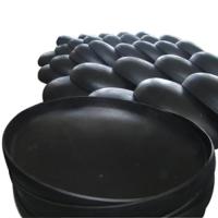 China 24 Inch 36 Inch Large Diameter Galvanized Carbon Steel End Cap ASME B16.9 for sale