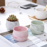 China Ceramic Nordic Flower Pot 6.6x7x5cm Durable Modern Indoor Plant Pot for Home Decoration for sale
