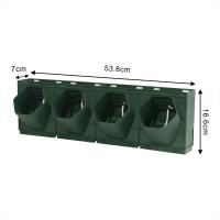 China Eco-Friendly Green Vertical Planter 60 Cells Indoor Outdoor Living Wall System for sale