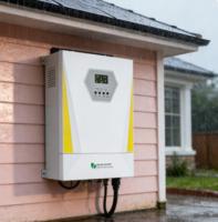 China 11kW Grid Tie Solar Inverter Household Solar Inverter With External WiFi for sale