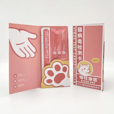 China Feline Coronavirus FCoV Detection Antigen Test Card 5-15 Minutes for sale