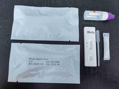 China Human Serum Or Plasma Specimen HBsAg Rapid Test Kit Colloidal Gold for sale