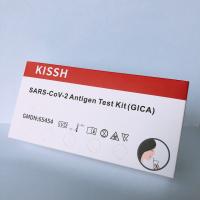 China CE Coronavirus Antigen Test Kit Nasal Swab Delta Variant Detection for sale