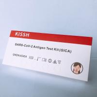 China Plastic GICA Antigen Test Kit Nasal Swab 5 Tests / Kit High Specificity for sale
