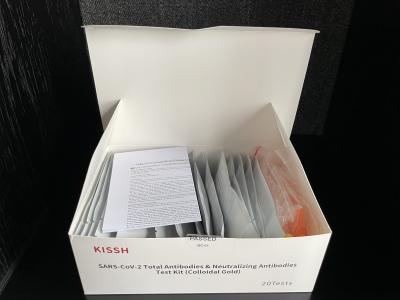 China KISSH Neutralizing Antibodies Test Kit Immunochromatography 1 Test / Kit for sale