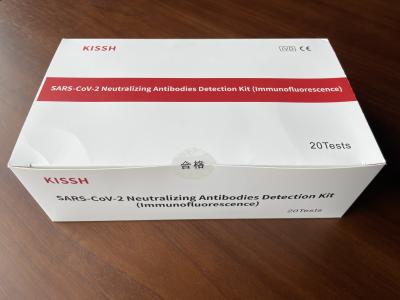China SARS-CoV-2 Antigen Rapid Detection Kit Immunofluorescence 5 Tests for sale