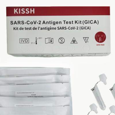 China KISSH Rapid Antigen Detection Kit Coivd 19 Saliva Rtk Test Kit for sale