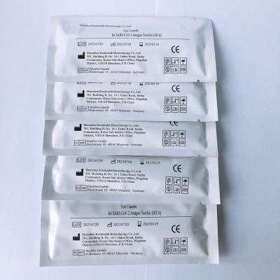 China Easy To Operate 15-20 Minutes Rapid Antigen Test Kit Covid 19 Colloidal Gold GICA for sale