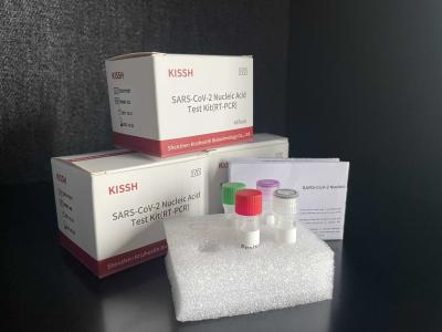 China SARS-CoV-2 RT PCR Test Kits Nucleic Acid Throat Swab Sample Fluorescence Channels for sale