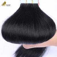 China 12A Grade European Raw Unprocessed Super Double Drawn Virgin Remy 100 Human Hair Tape In Hair Extension for sale