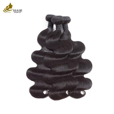 China High Qulity 100 Virgin Human Hair Bundles Machine Double Hair Extensions Weft for sale