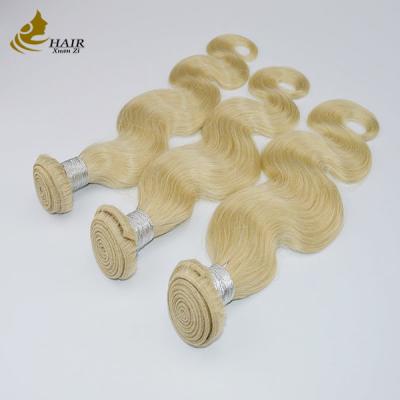 China 100% Human Cuticle Aligned body wave 613 Virgin Ombre Human Hair Extensions Bundles for sale