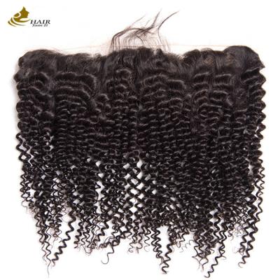 China 100% Virgin Remy Human Hair Toupee 13X4 Jerry Curl Transparent HD Swiss Lace Hair Closure For Women for sale