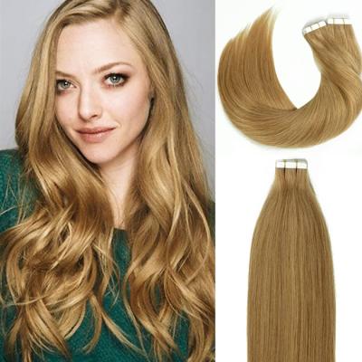 China High Qulity Invisible Real 100 Virgin Remy Human Extensions Hair Tape In Hair Extensions for sale