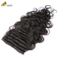 China 100 Human Hair Body Wave 18 Inch Curly Clip In Hair Extensions For Black Hair for sale