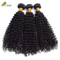 China Kinky Curly Afro Kinky Hair Bundles 100 Virgin Human Hair Bundles Weft for sale