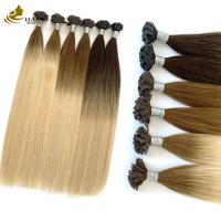 China Flat Keratin T U Tip Remy Hair Extensions Virgin Human Prebonded Hair Extensions for sale