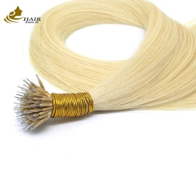 China 18Inch Nano Ring Human Hair Extensions Keratin U Tip Custom for sale