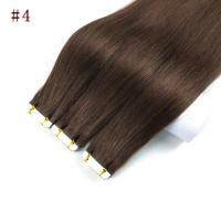 China 100% Remy Human Hair Straight Wave Hair Tape In Hair Extensions For Women for sale