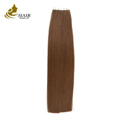 China Wholesale Virgin Russian Hair 100% Remy Cuticle Hair Tape in Hair Extension for sale