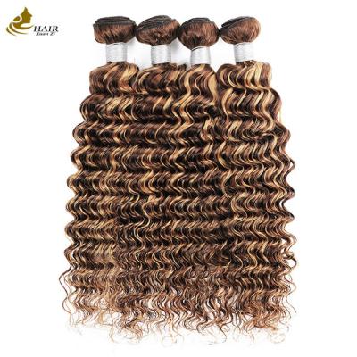 China Piano 4/27 Bundles Human Hair Ombre human hair Extensions Deep Wave Hair Bundles Weft for sale