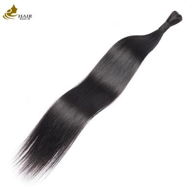 China Double Drawn Bone Straight Vietnam Hair Cuticle Aligned Virgin Raw Remy 100% Bulk Human Hair for Braiding for sale