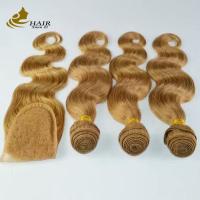 China 16 inches Virgin Human Hair Bundles No Tangle No Shedding Directly Prices for sale