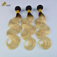 China 613 Blond Virgin Human Hair Bundles Weft Extensions With Closure With Fast Shipping for sale