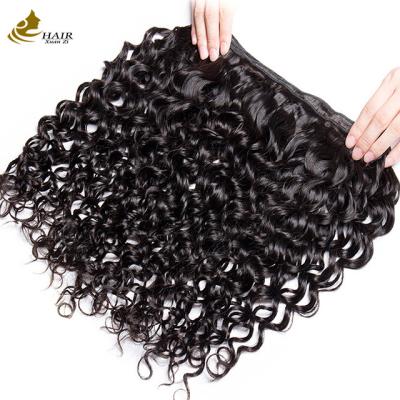 China Natural Black Kinky Curl 100 Virgin Human Hair Bundles With Cuticle Aligned Technology for sale
