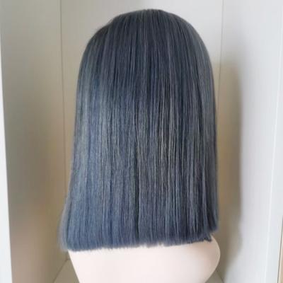 China Frontal Lace Wig Raw Brazilian Virgin Human Hair Lace Wig Short Bob Wig for sale