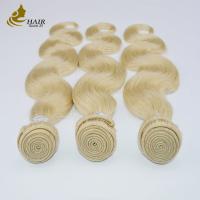 China 100% Human Cuticle Aligned Ombre Human Hair Extensions Virgin Hair 613 Virgin Hair Bundles for sale