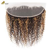 China Ear to Ear Peruvian Virgin Human Hair Frontal Customized Lace Frontal 13*4 for sale