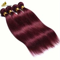 China Extensions 99J Winered Burguney Color Human Hair Bundles for sale