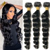 China Hair Grade 10A Virgin Human Hair Weft Loose Wave Style Can Be Dyed for sale