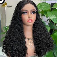 China Glueless 5*5 Transparent Lace Front Natural Human Hair Glueless Silk Top Full Lace Wig for sale