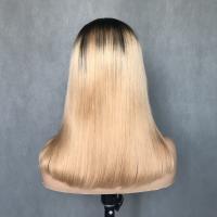 China U Part Wig T1b/27 Color Beginner Friendly Straight Glueless Protective Style Human Hair Wig 150% Density for sale