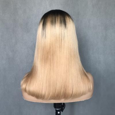 China U Part Wig T1b/27 Color Beginner Friendly Straight Glueless Protective Style Human Hair Wig 150% Density for sale