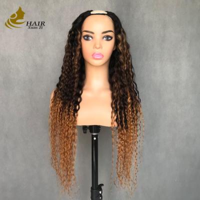 China U/V Part Wig Human Hair With Clips Super Convenient for sale