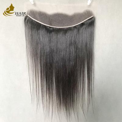 China High Quality 13*4 HD Swiss Lace Closure Straight Virgin Human Hair Lace Closure for sale