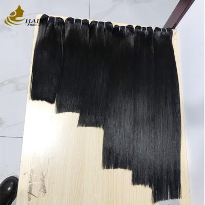 China High Grade Virgin Human Hair Bundles Natural Black Straight Hair Weft for sale