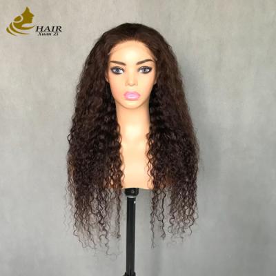 China Curl Human Hair Lace Wig for sale